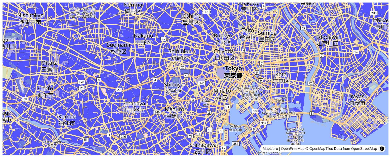 商用利用も可能な地図が無償で自由にカスタマイズできる！『OpenFreeMap』とは？ | データで越境者に寄り添うメディア データのじかん